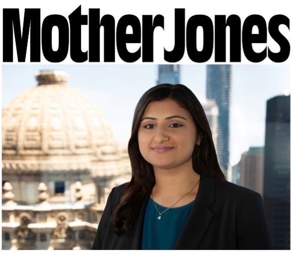 Poonam Lakhani Featured in Mother Jones